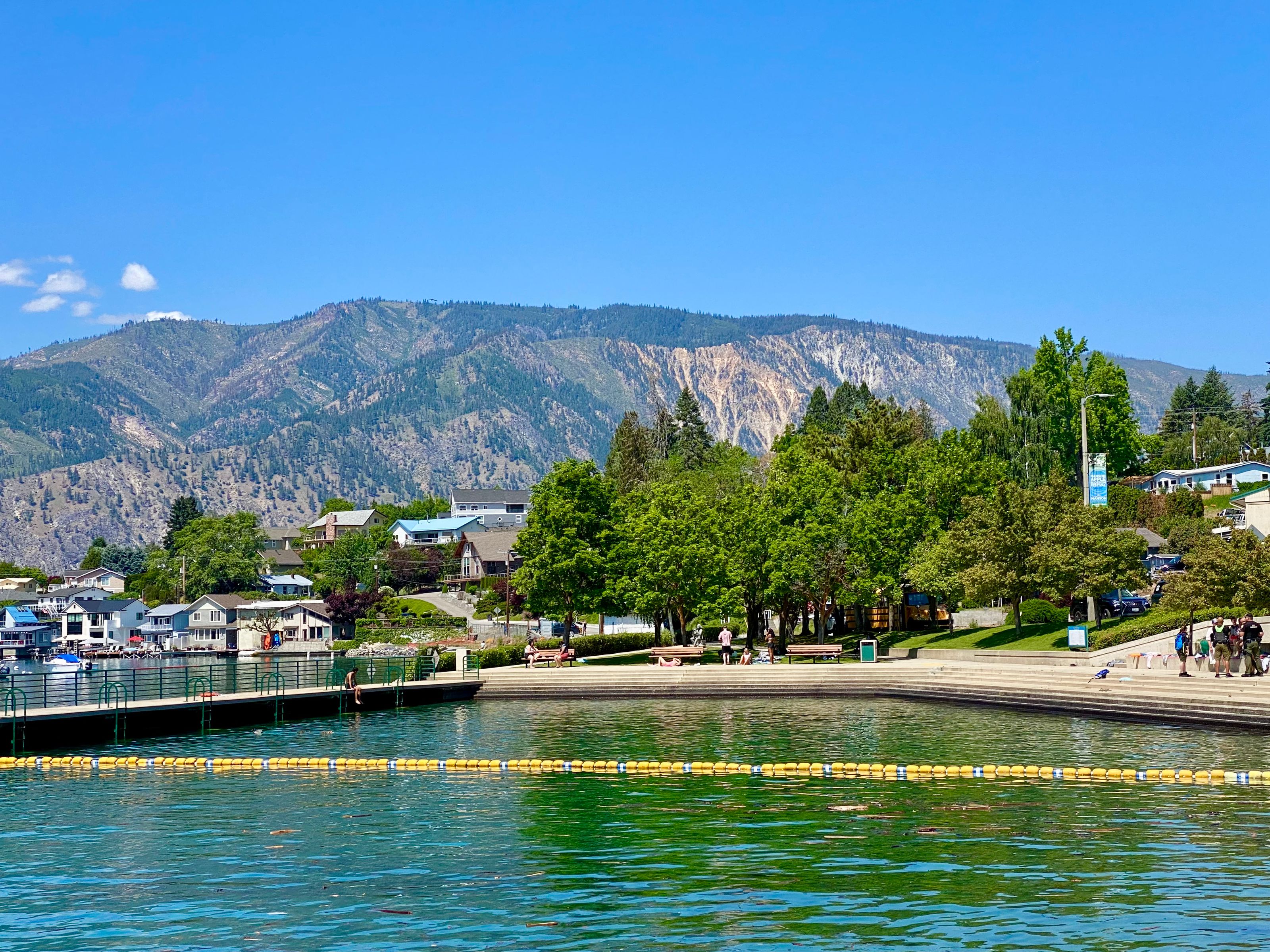 Swimming at Lake Chelan