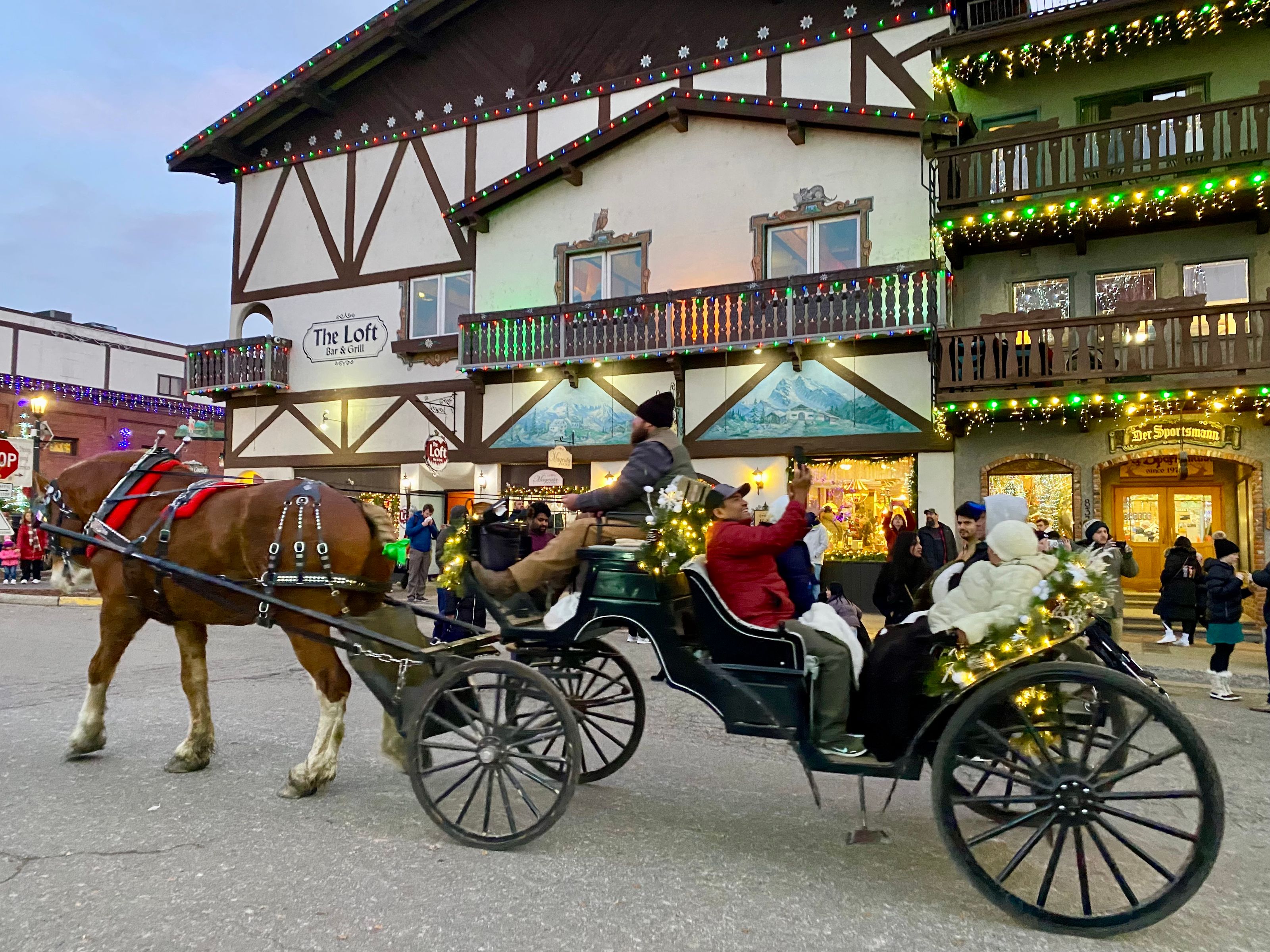 Sledding in Leavenworth